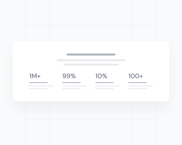 React Stats Sections and Blocks | Tailgrids UI